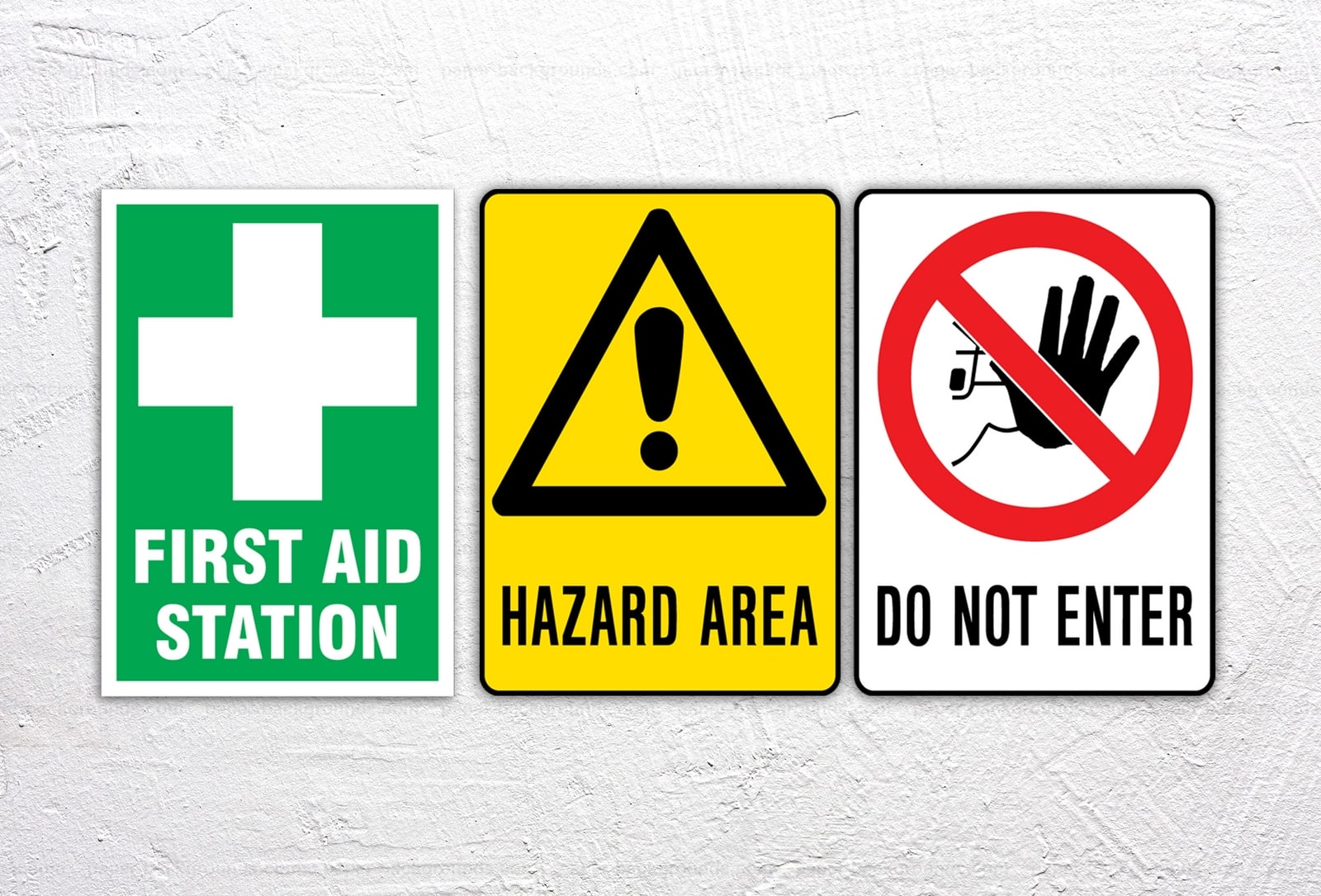 Five Examples Of Health And Safety Signs At The College at Mercedes ...
