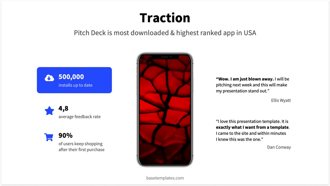 Pitch Deck Traction Slide | How-to Instructions