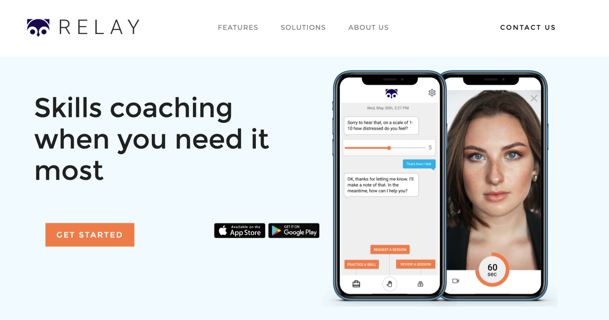 RELAY - Skills coaching when you need it most.