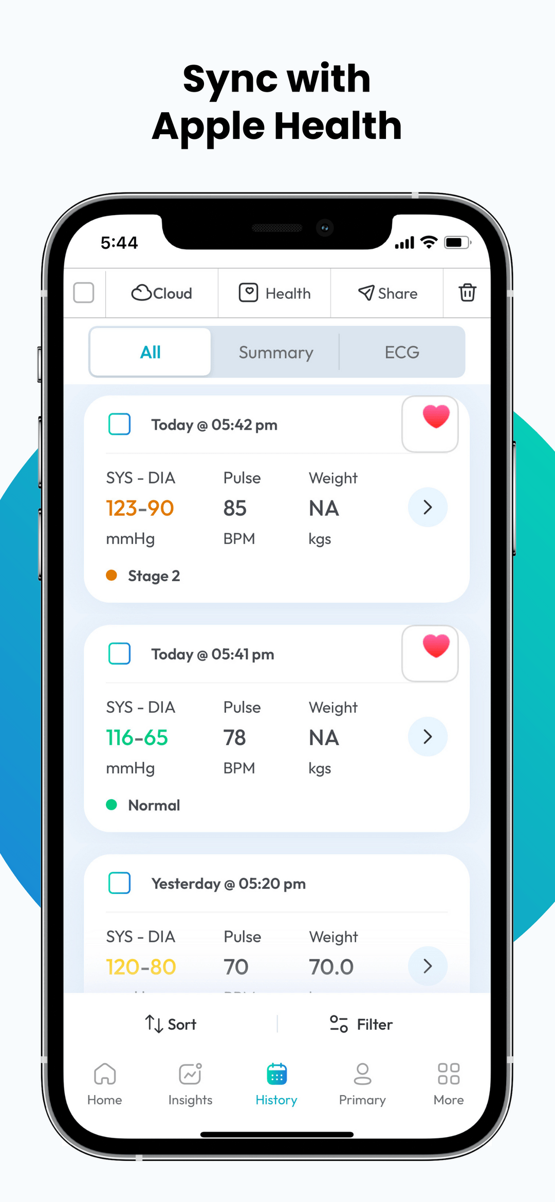 Smart Blood Pressure App