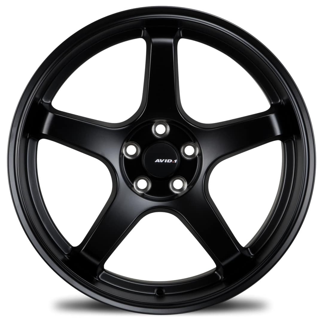 AV28 Matte Black from Avid 1 Wheels