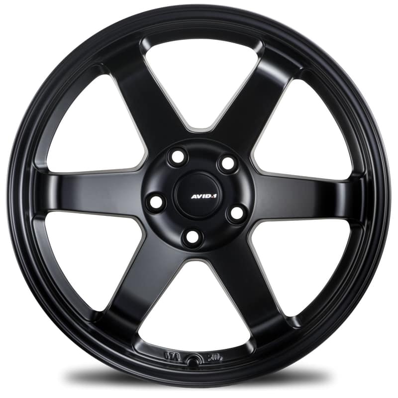 AV06 Matte Black from Avid 1 Wheels