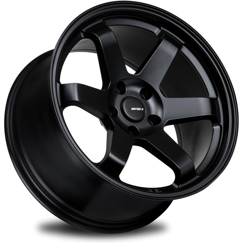 AV06 Matte Black from Avid 1 Wheels