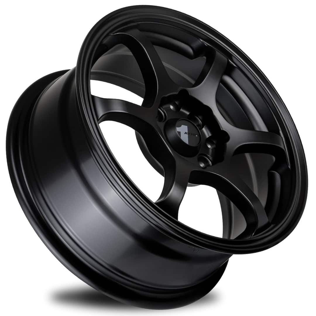 AV02 Matte Black from Avid 1 Wheels