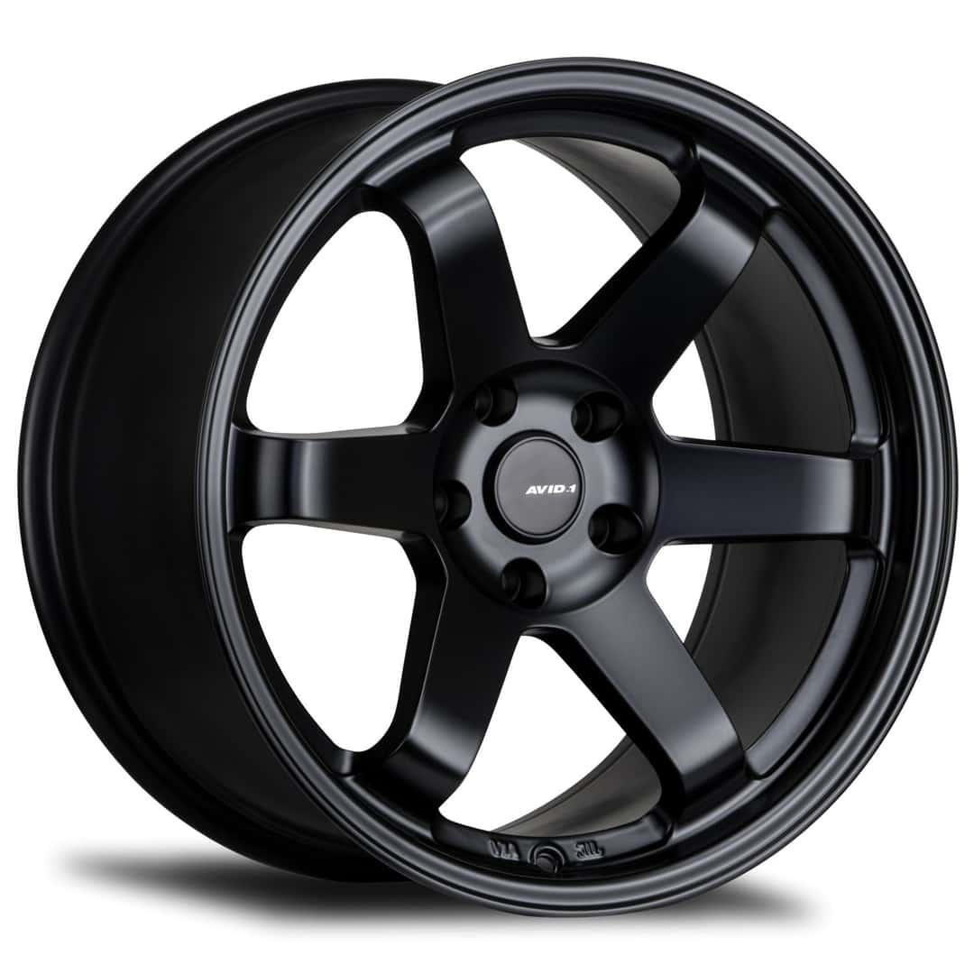 AV06 Matte Black from Avid 1 Wheels