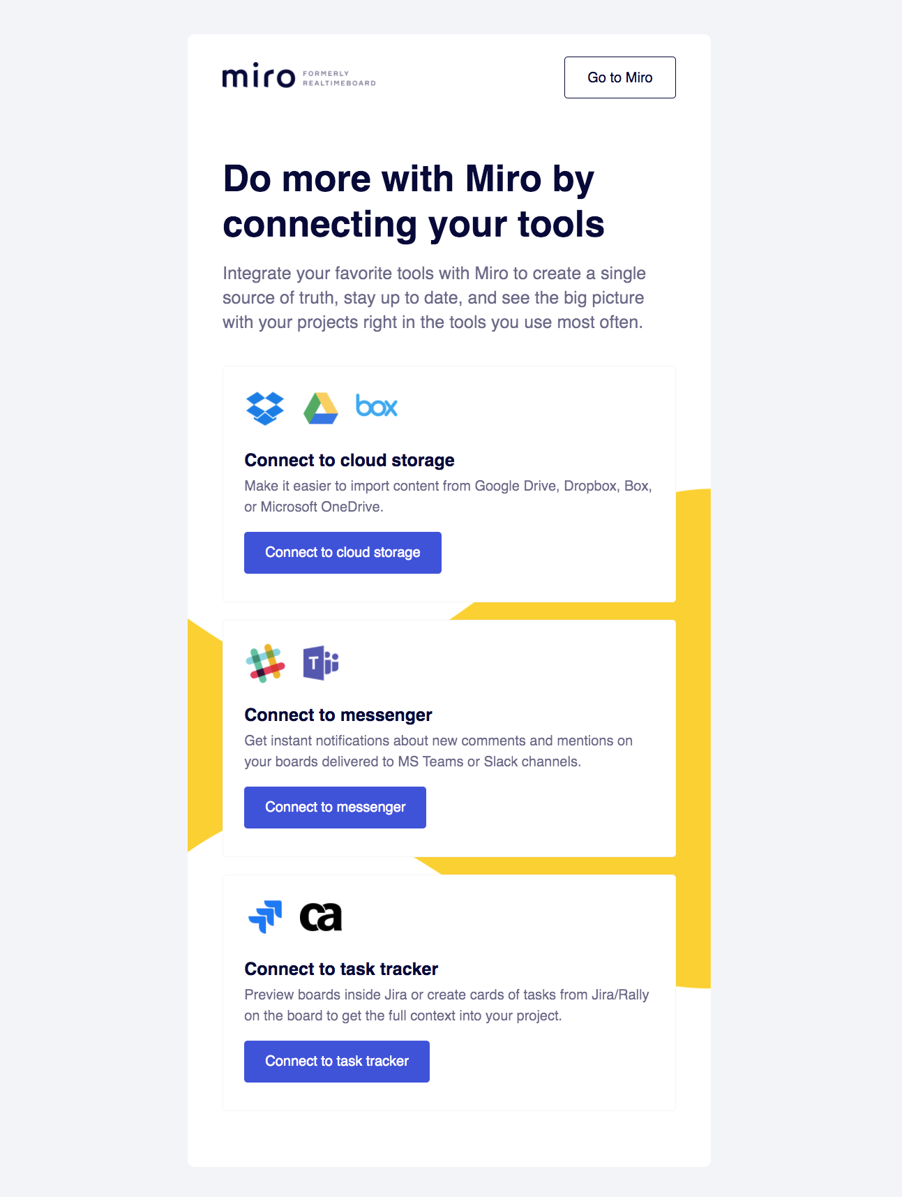 Miro Onboarding Emails - SaaSFrame