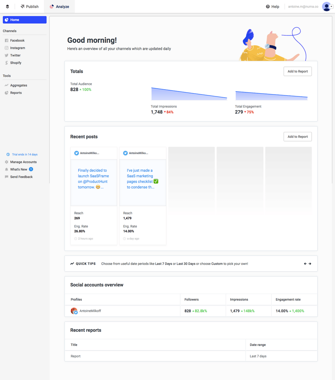Buffer Analytics - SaaSFrame