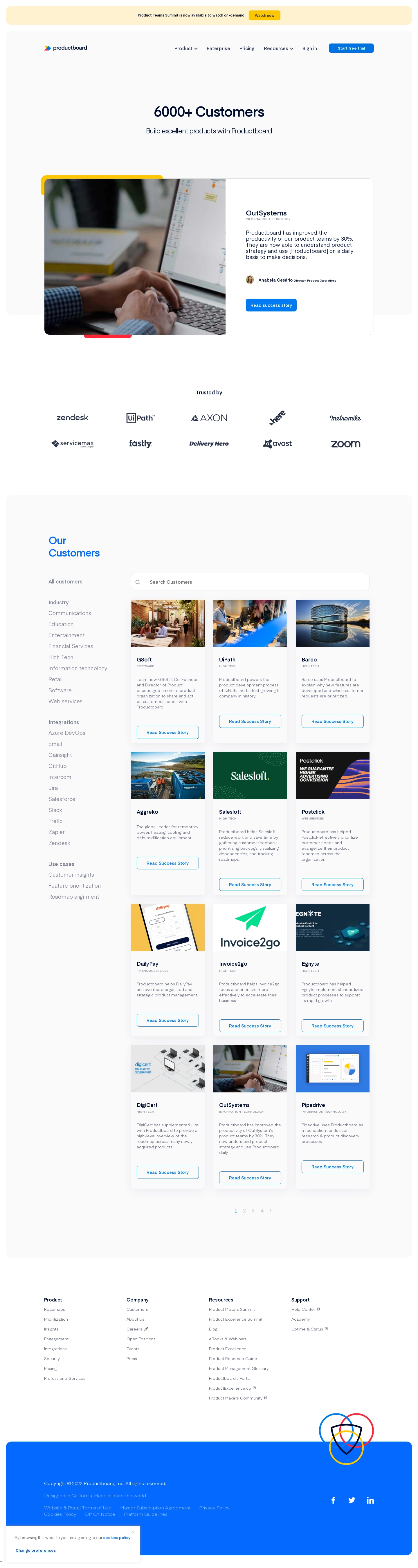 20 SaaS Customers Page Examples and Best Practices - SaaSFrame