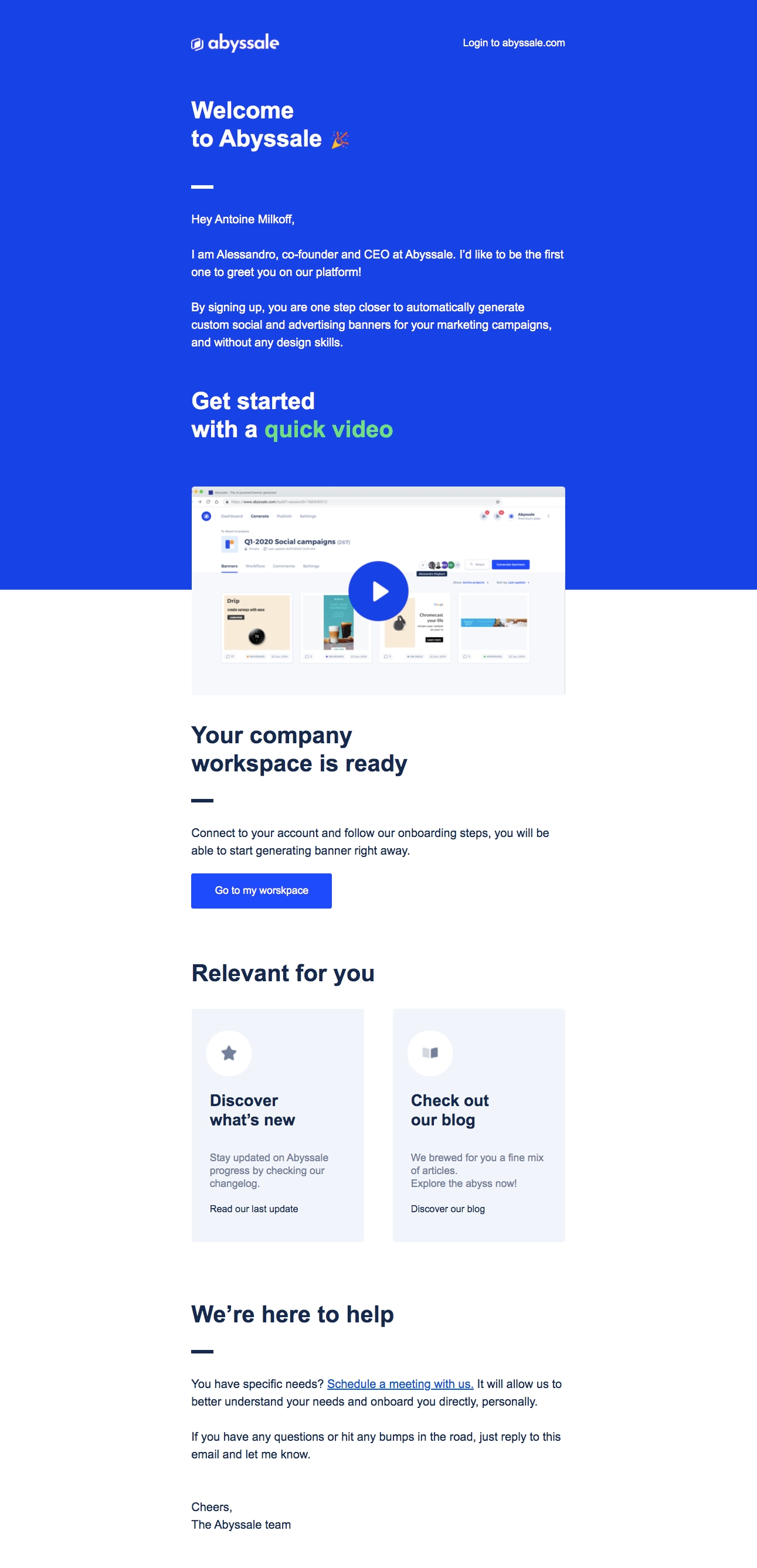 48 SaaS Welcome Email Examples and Best Practices - SaaSFrame