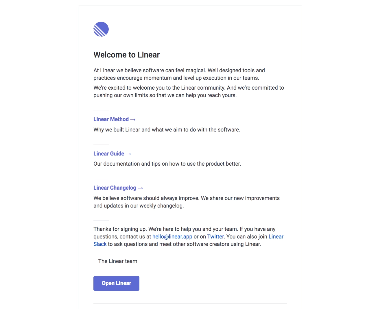 48 SaaS Welcome Email Examples and Best Practices - SaaSFrame