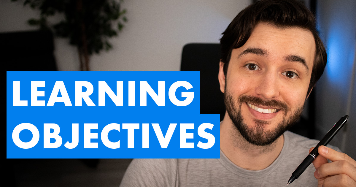 How To Write Learning Objectives