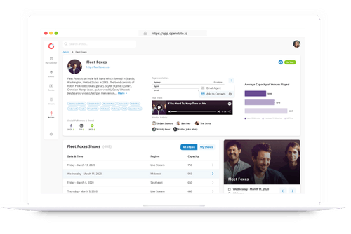 Opendate - The Operating System for Live Music