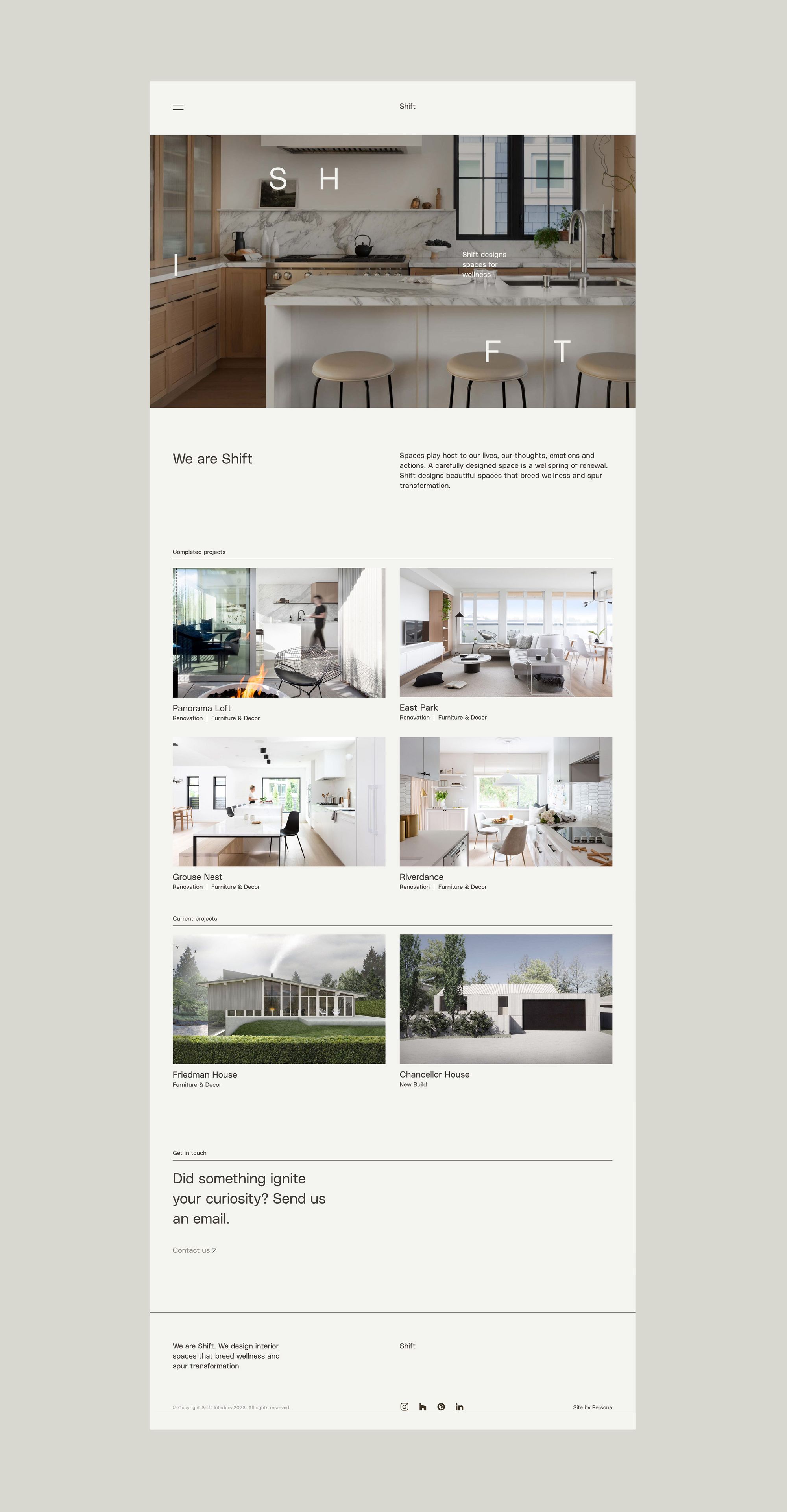 Persona case study for Shift