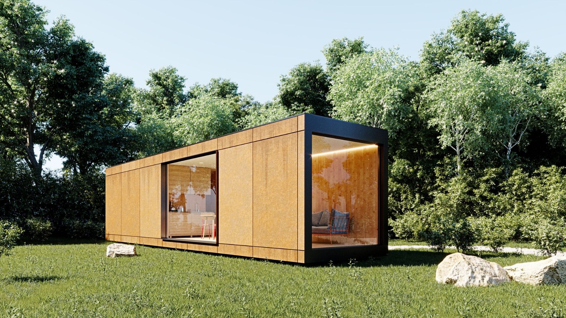 Mobilné domy, pojazdné domy, prenosné domy na kľúč - Kolodom.sk