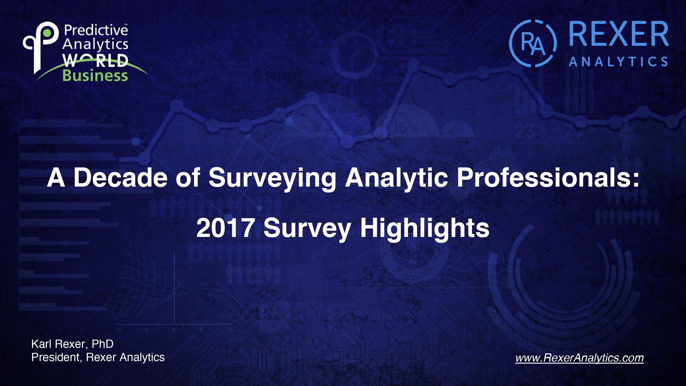 Rexer Analytics - Data Science Survey