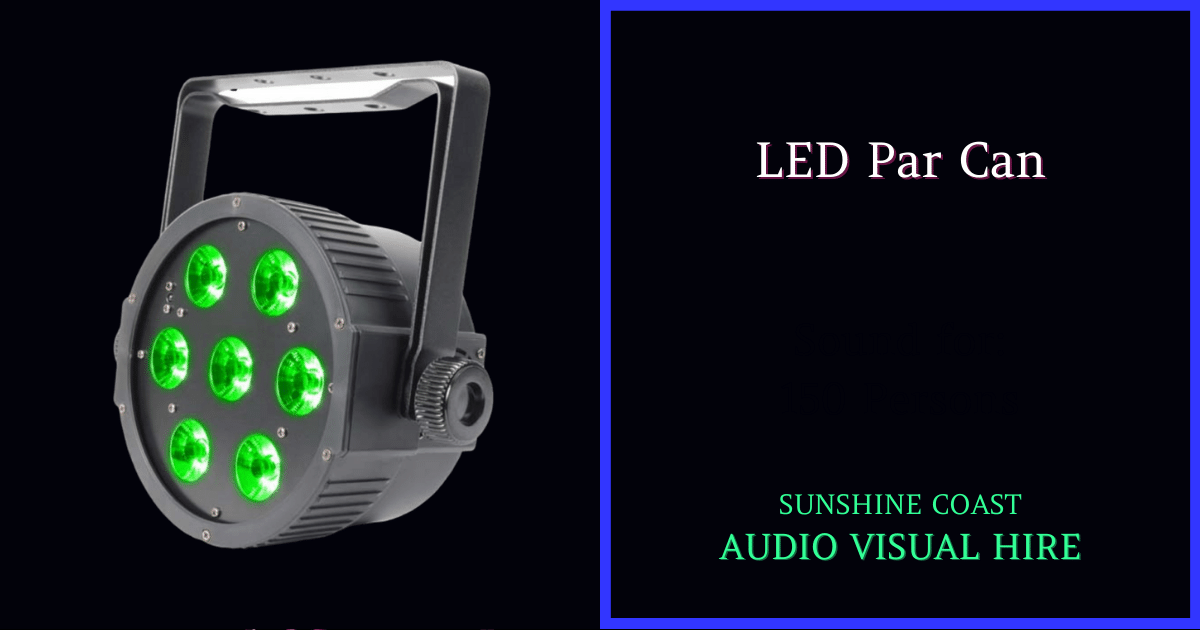 Led Par Can Lighting Hire - Sunshine Coast