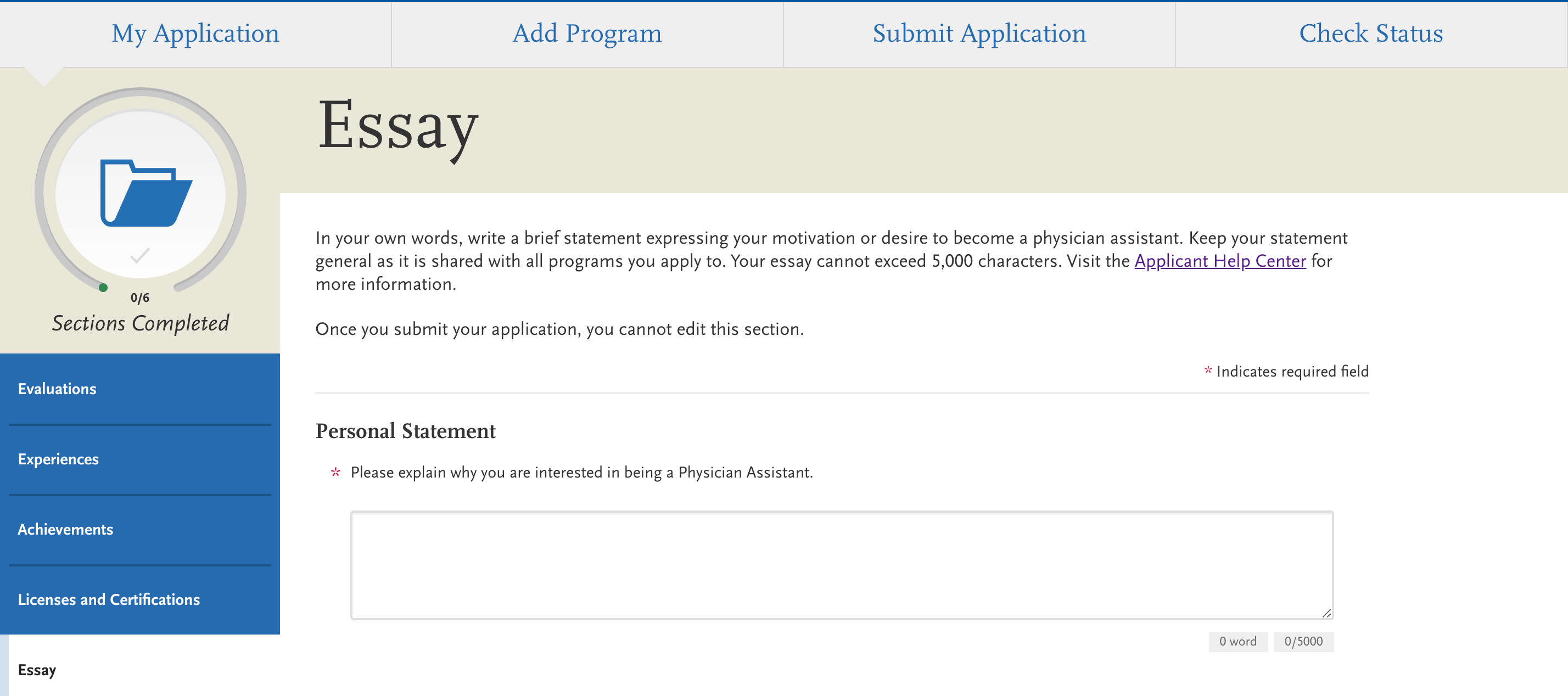 How many experiences can I enter on the CASPA? How long are their ...