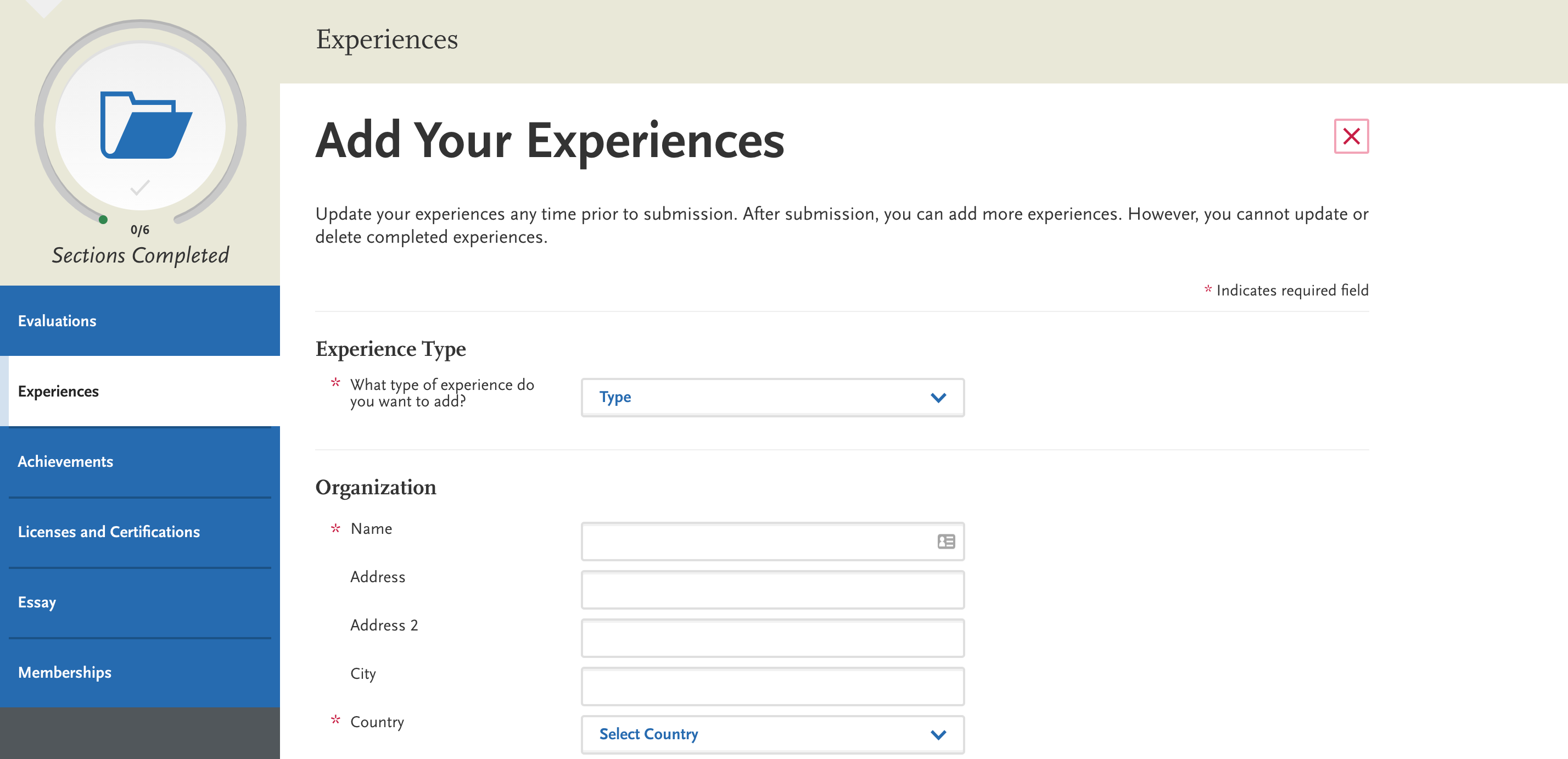 Can I include future experiences that I plan to pursue?