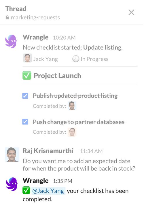 Wrangle - Approval and Ticketing Workflows in Slack