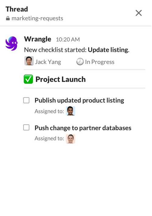 Wrangle - Approval and Ticketing Workflows in Slack