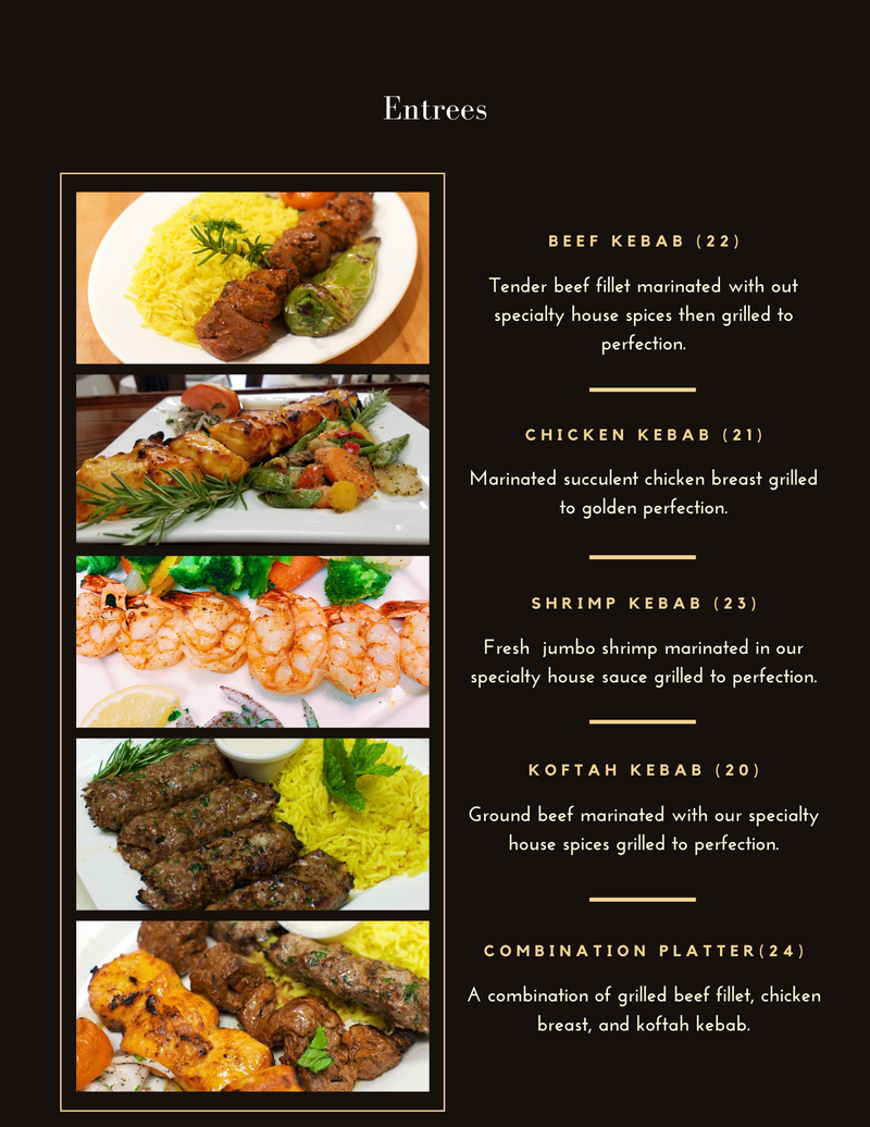 The Garden Mediterranean | View Our Menu