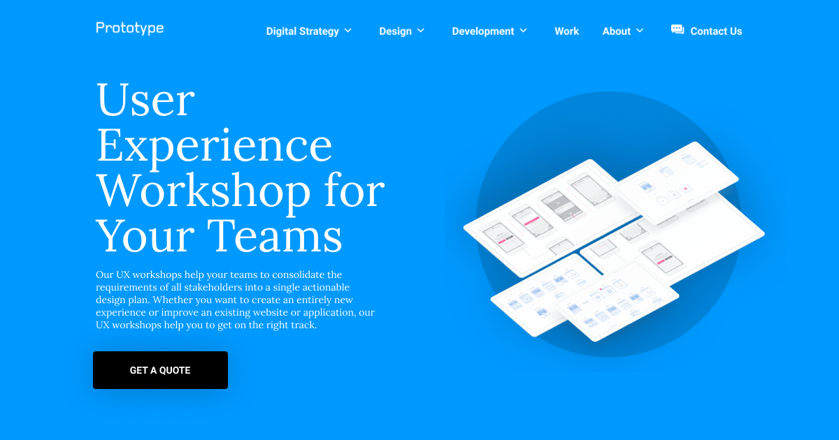 User Experience Workshop for Teams & Companies