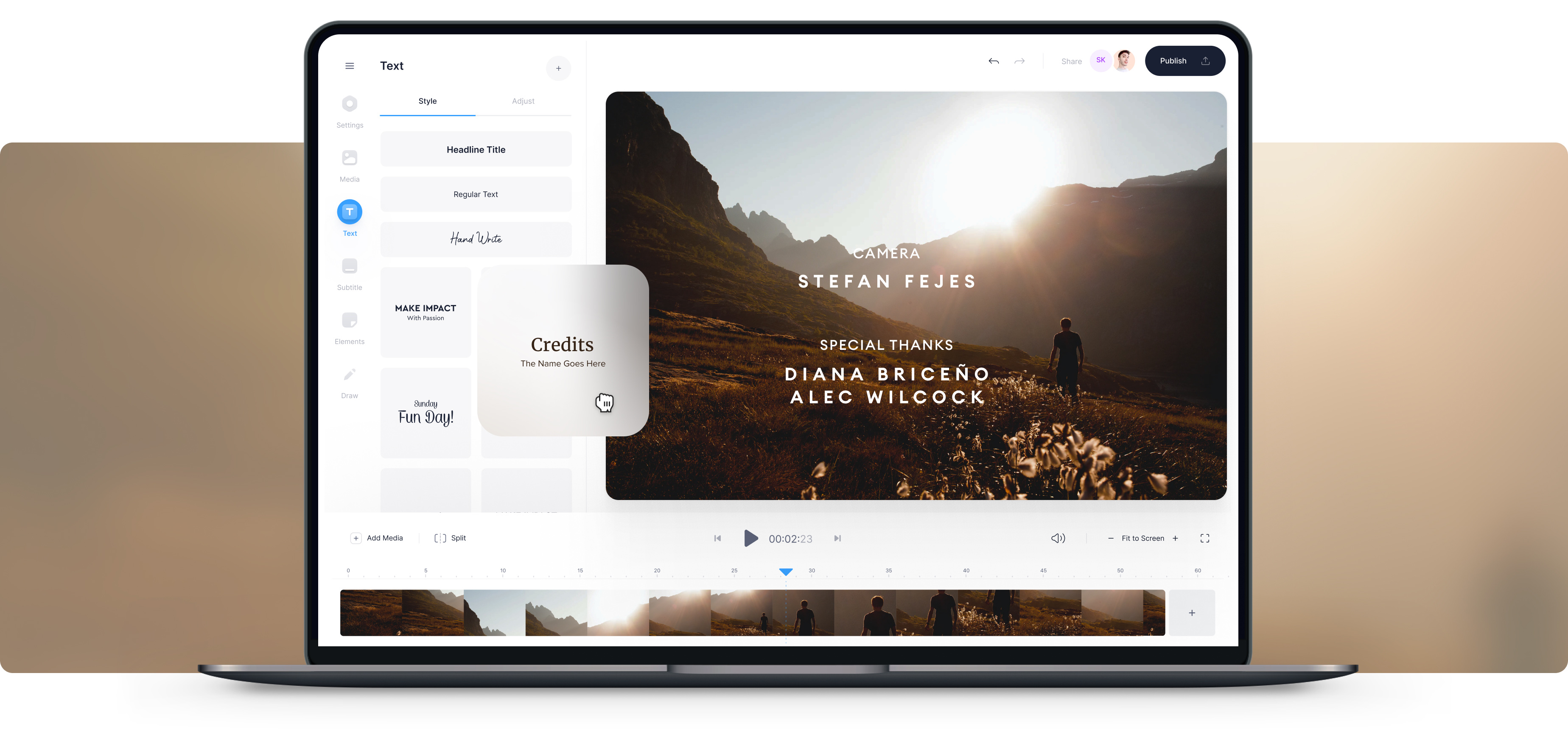 Credits Maker - Make Movie & Video Credits Online - VEED.IO