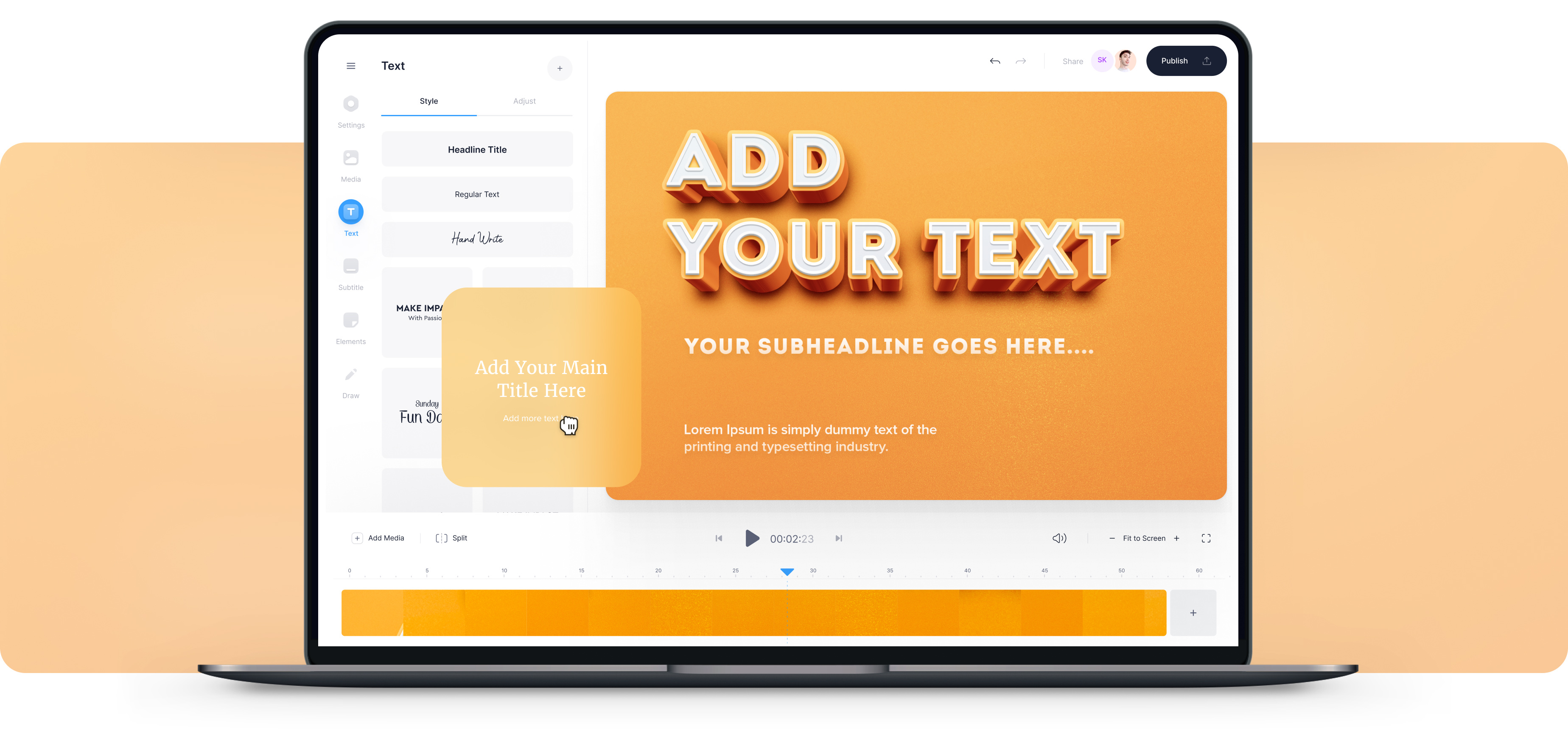 Text Video Maker - Make Videos with Text Online - VEED.IO