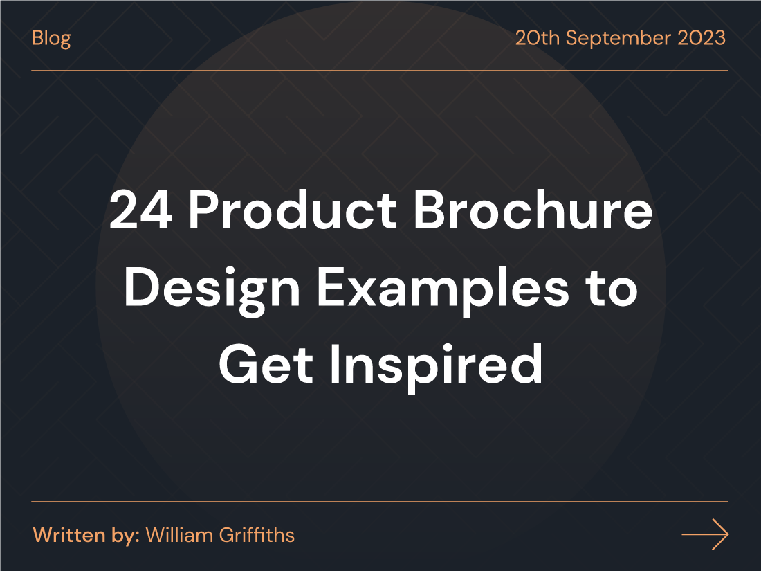 24 Product Brochure Design Examples to Get Inspired | Hatchly