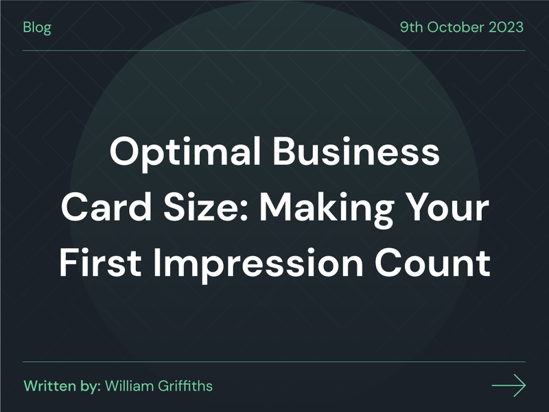 Optimal Business Card Size: Making Your First Impression Count | Hatchly