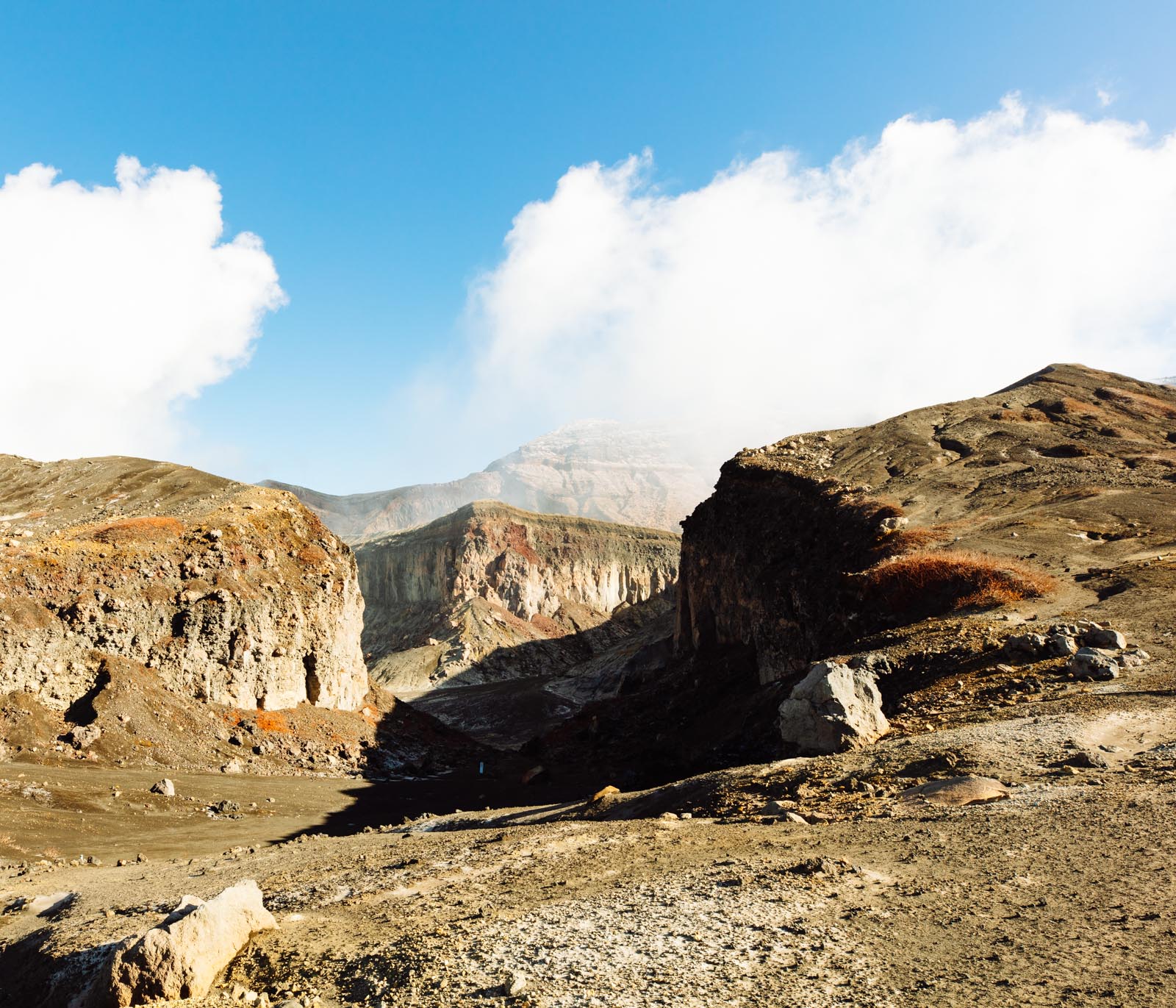 Aso caldera volcano