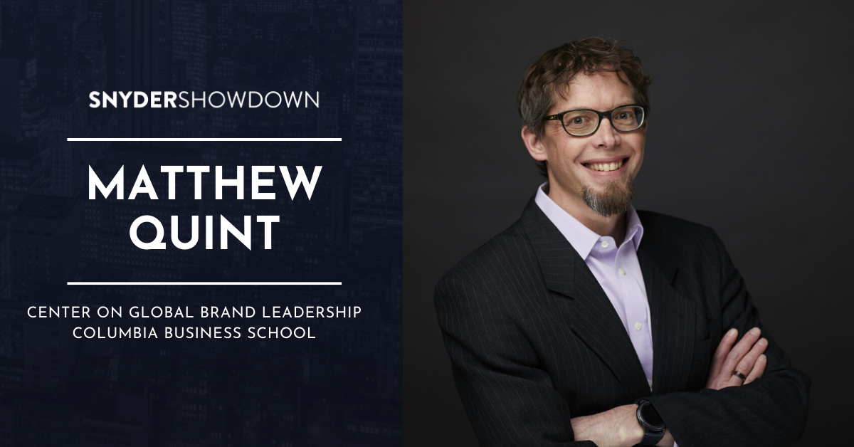The Definition of Branding with Matthew Quint | Snyder Showdown