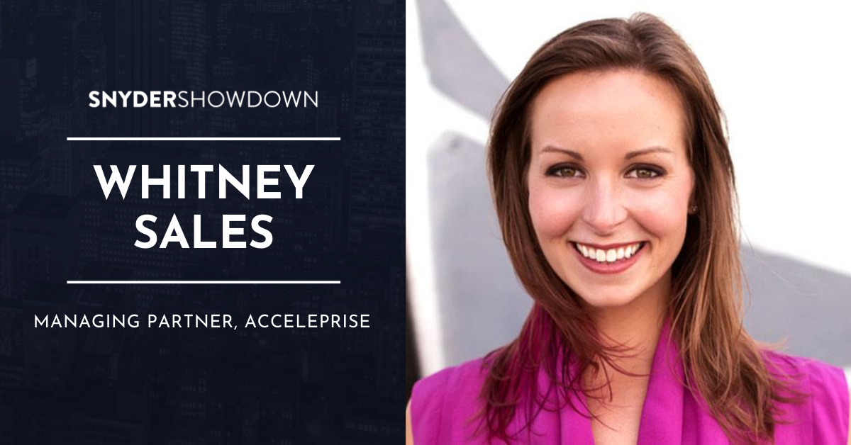 90% of Your Job is Selling with Whitney Sales | Snyder Showdown