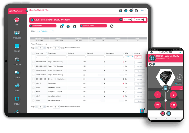 Counting inventory with Inventory-In-A-Hurry - SwiftCount