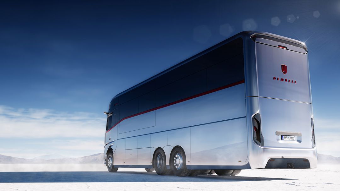 Model with large garage