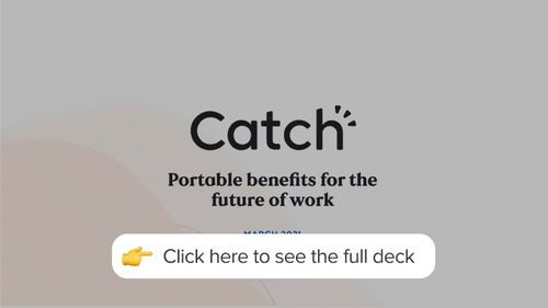Catch Pitch Deck | Pitch Deck Hunt