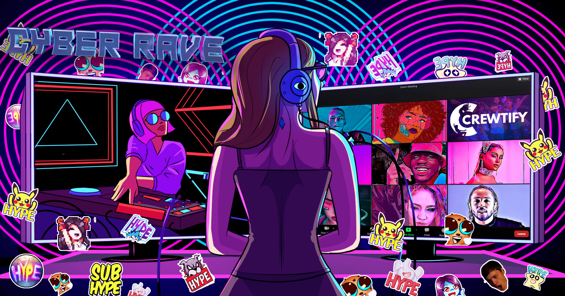 Online Rave Clubs | Watch Rave Parties on Zoom, Twitch | Online Dance ...