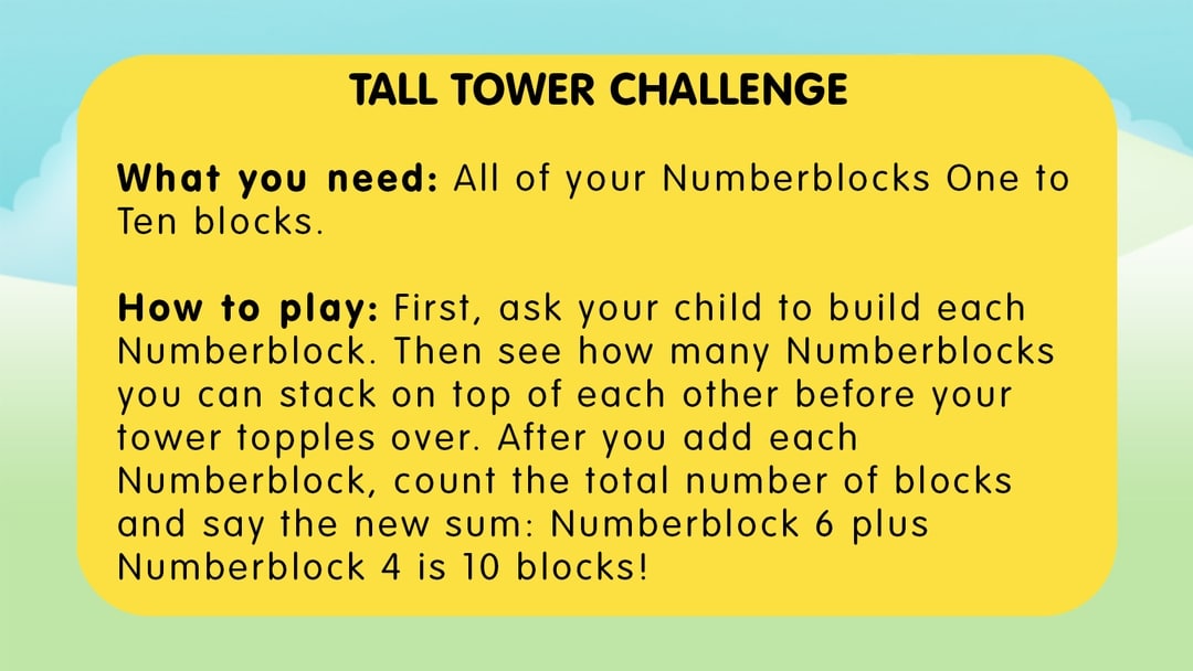 Numberblocks | Activities | Level 2