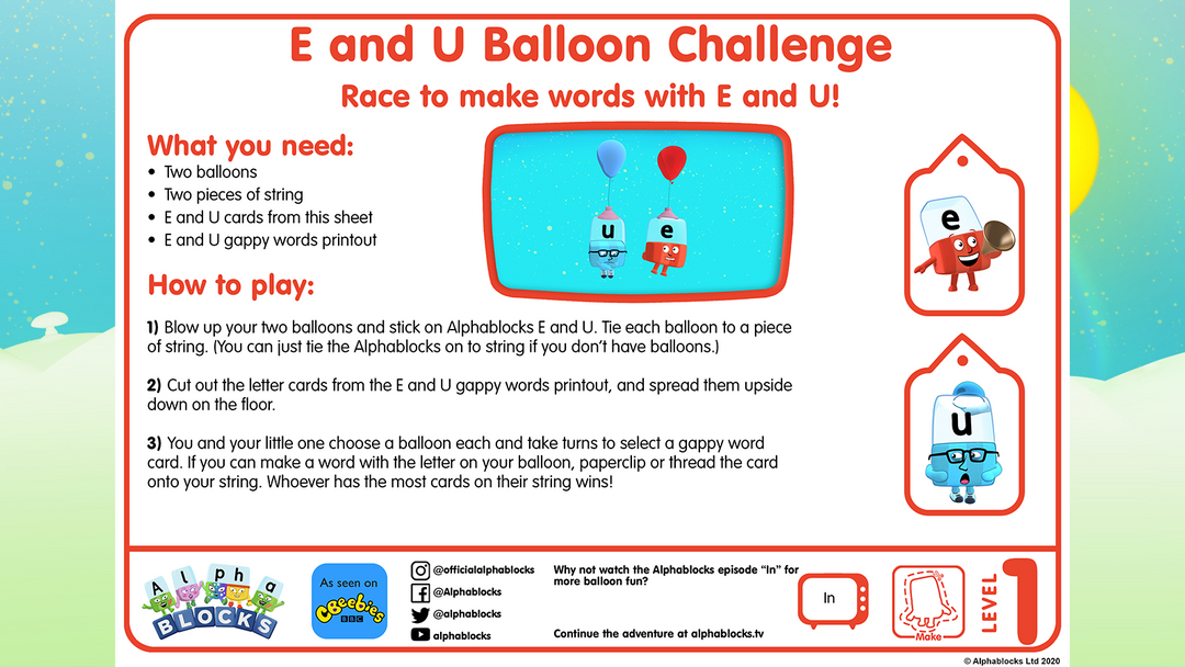 Alphablocks | Activities | Level 1