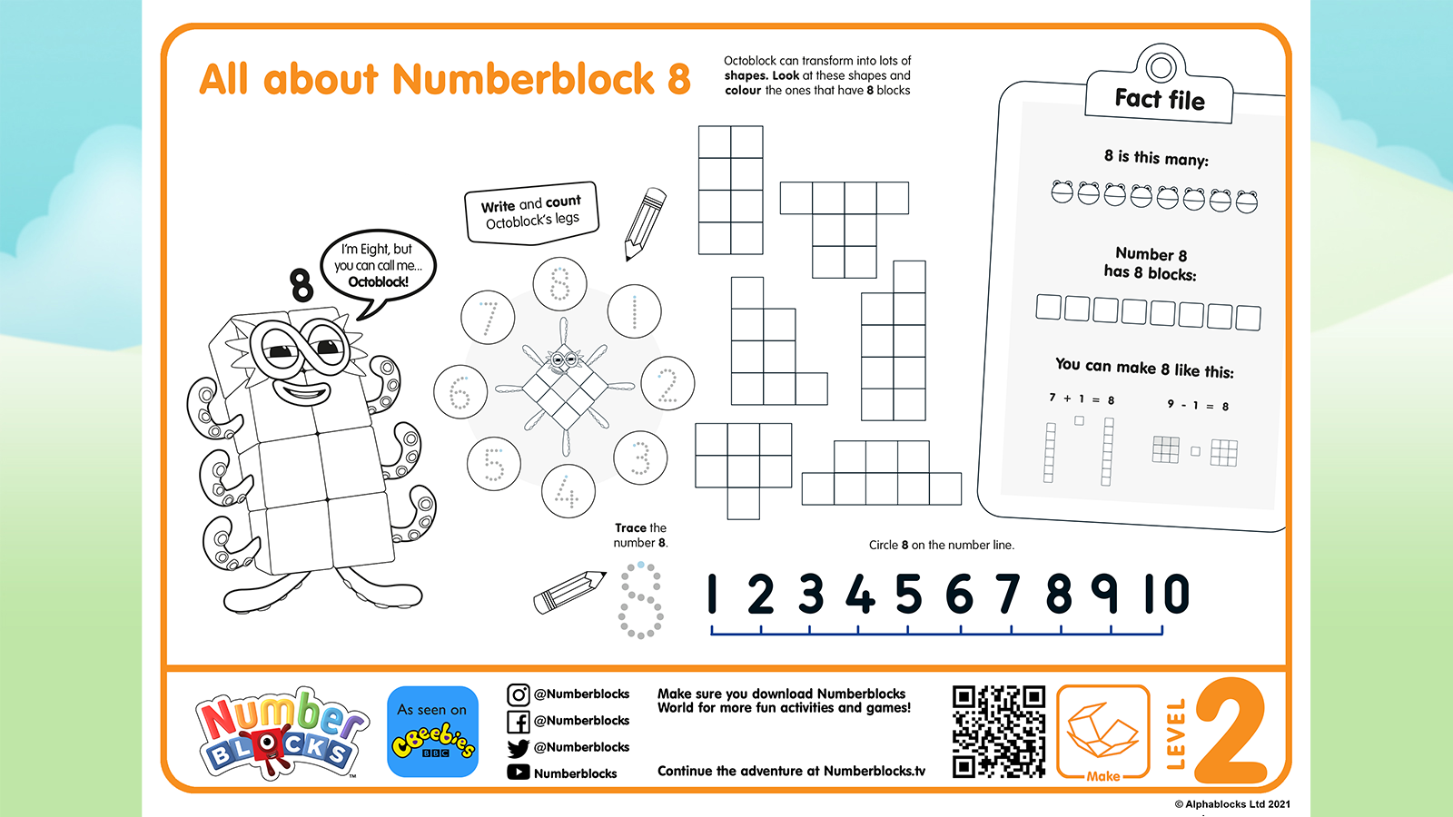 Numberblocks | Activities | Level 2