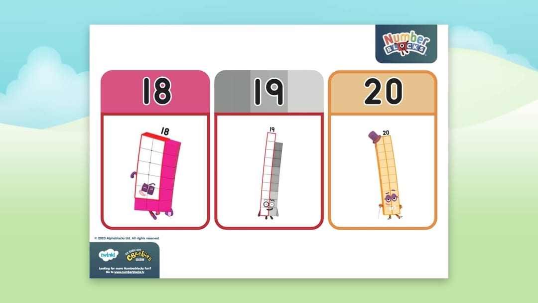 Numberblocks | Activities | Level 3