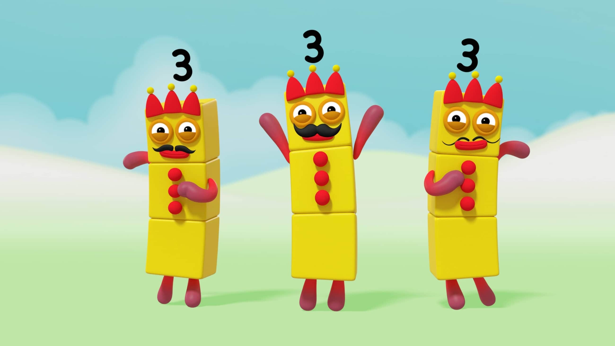 Numberblocks | Episodes | The Three Threes