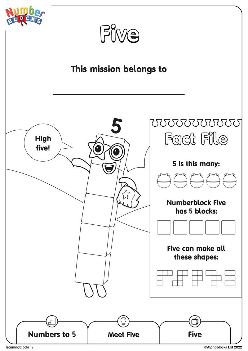 Numberblocks | Episodes | Five