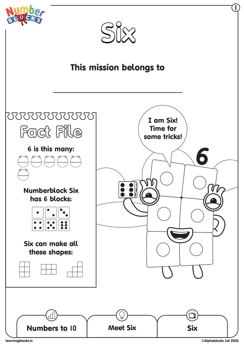 Numberblocks | Episodes | Six