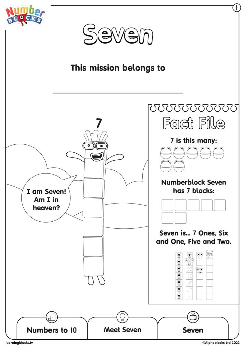 Numberblocks | Activities | Level 2