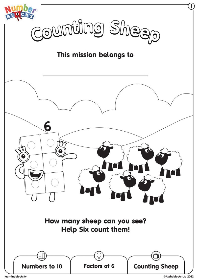 Numberblocks | Episodes | Counting Sheep