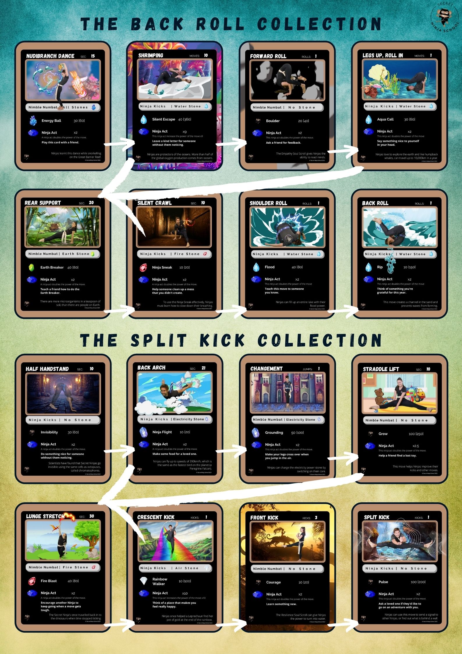 Secret Ninja Trading Cards