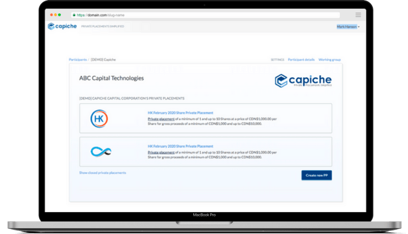 Capiche - Capital raising simplified