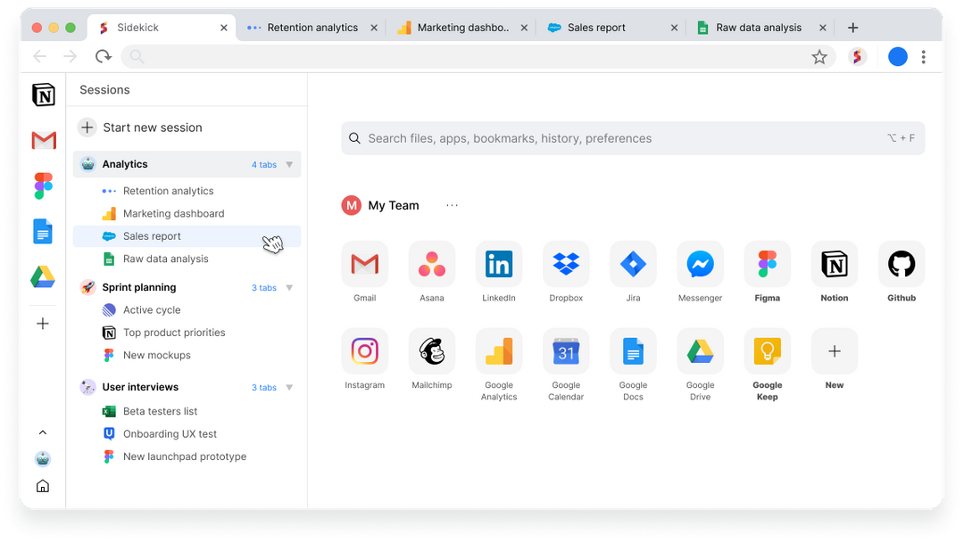 Sidekick – the fastest work environment ever made