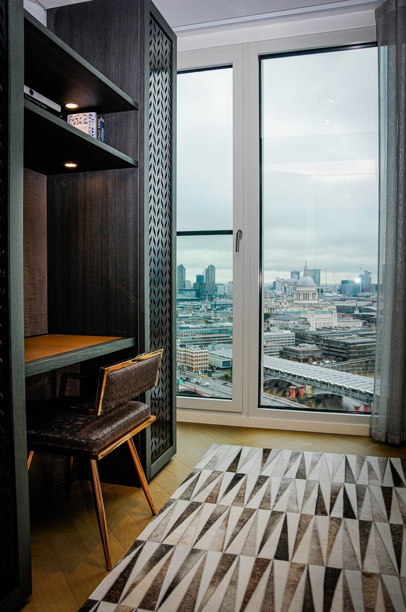 Stunning interiors punctuated by beautiful London views